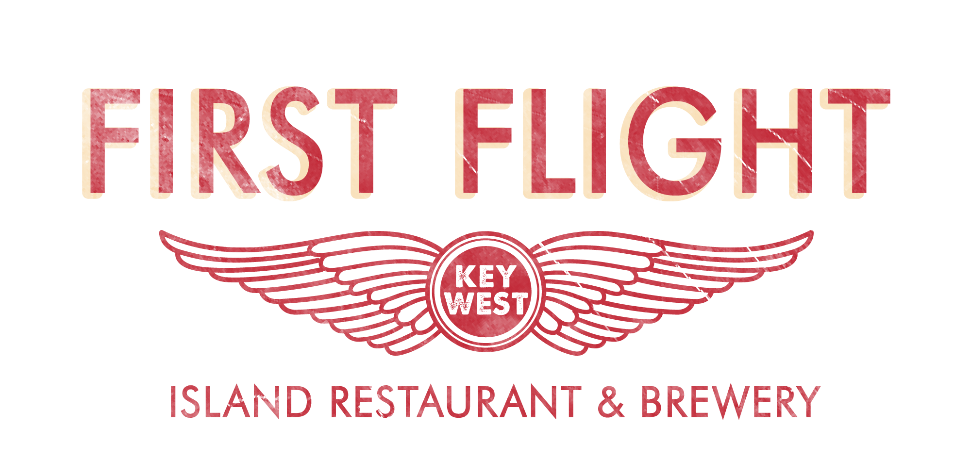 Airplane Logo Sticker – First Flight Key West